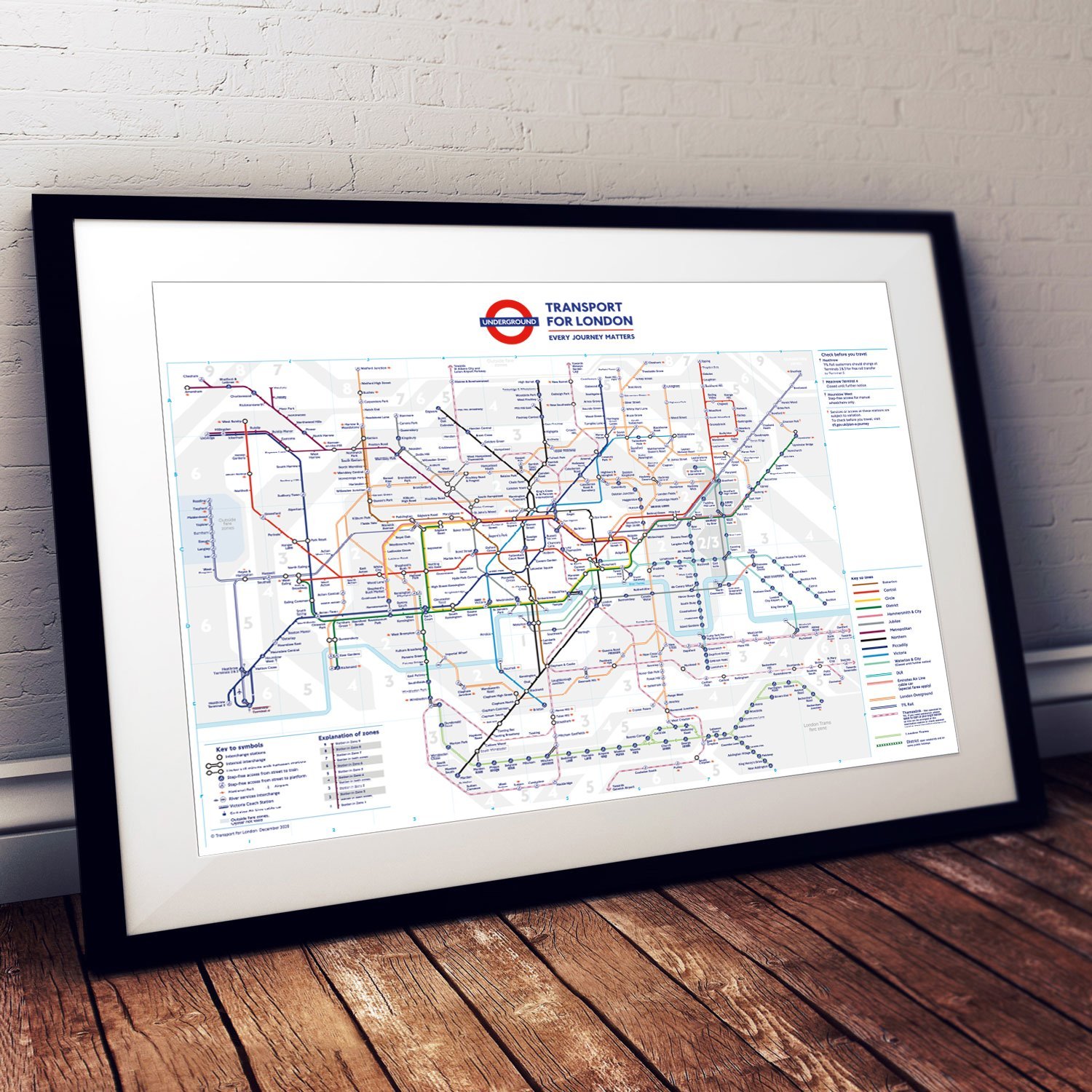London Underground Tube Stations Map - Latest Revision - stika.co