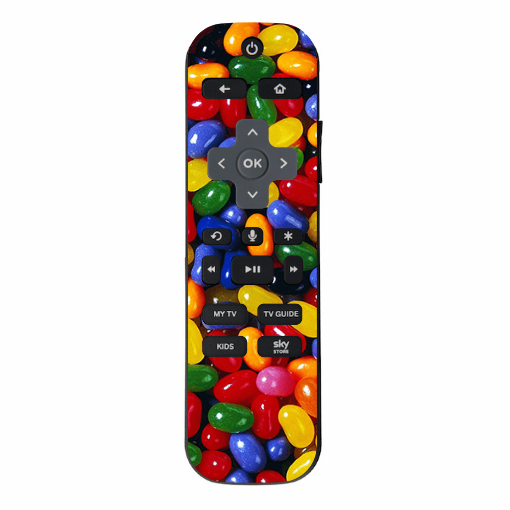 Jelly beans Design, Vinyl sticker for NOW TV Smart Remote with Voice ...