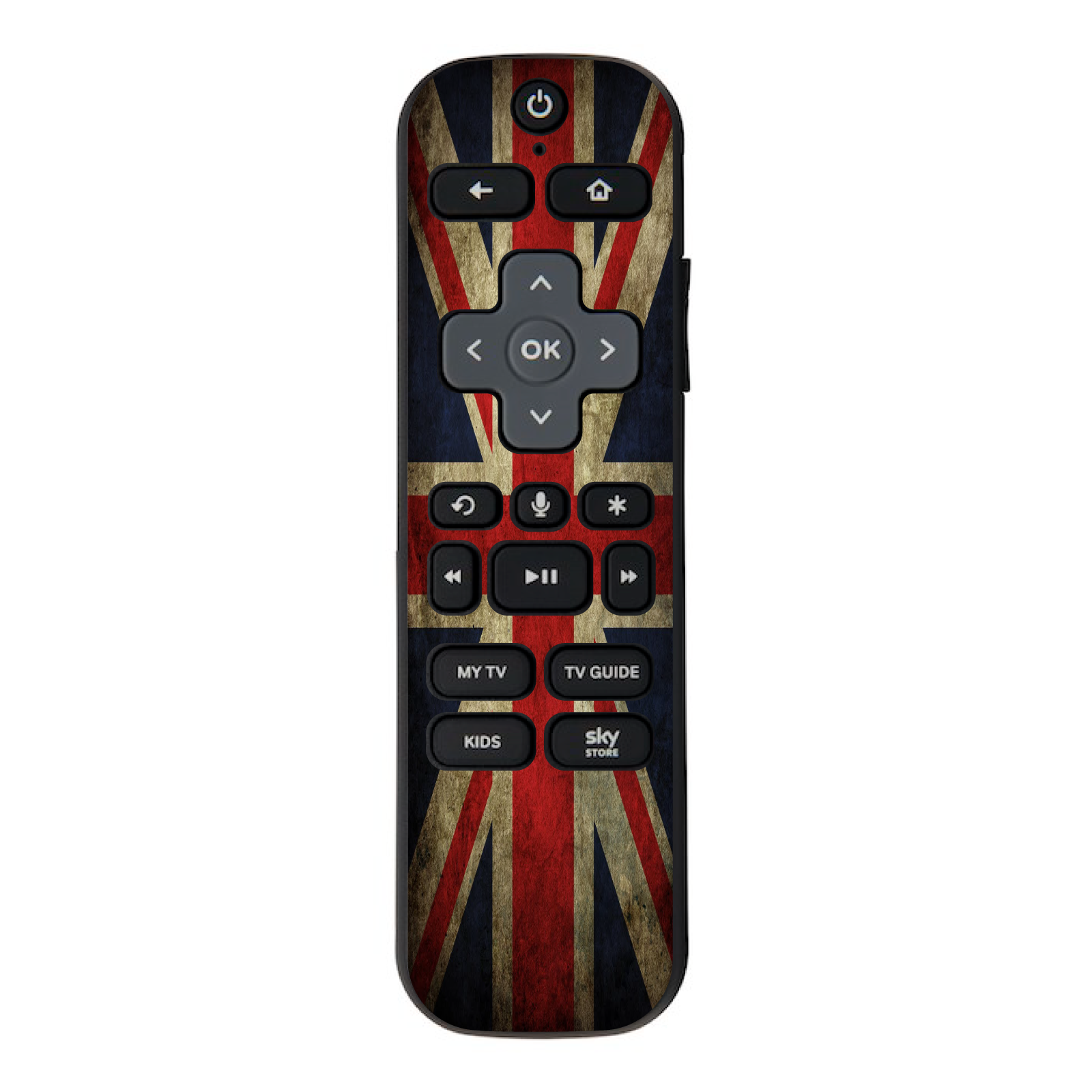 UK Retro Flag Design, Vinyl sticker for NOW TV Smart Remote with Voice ...