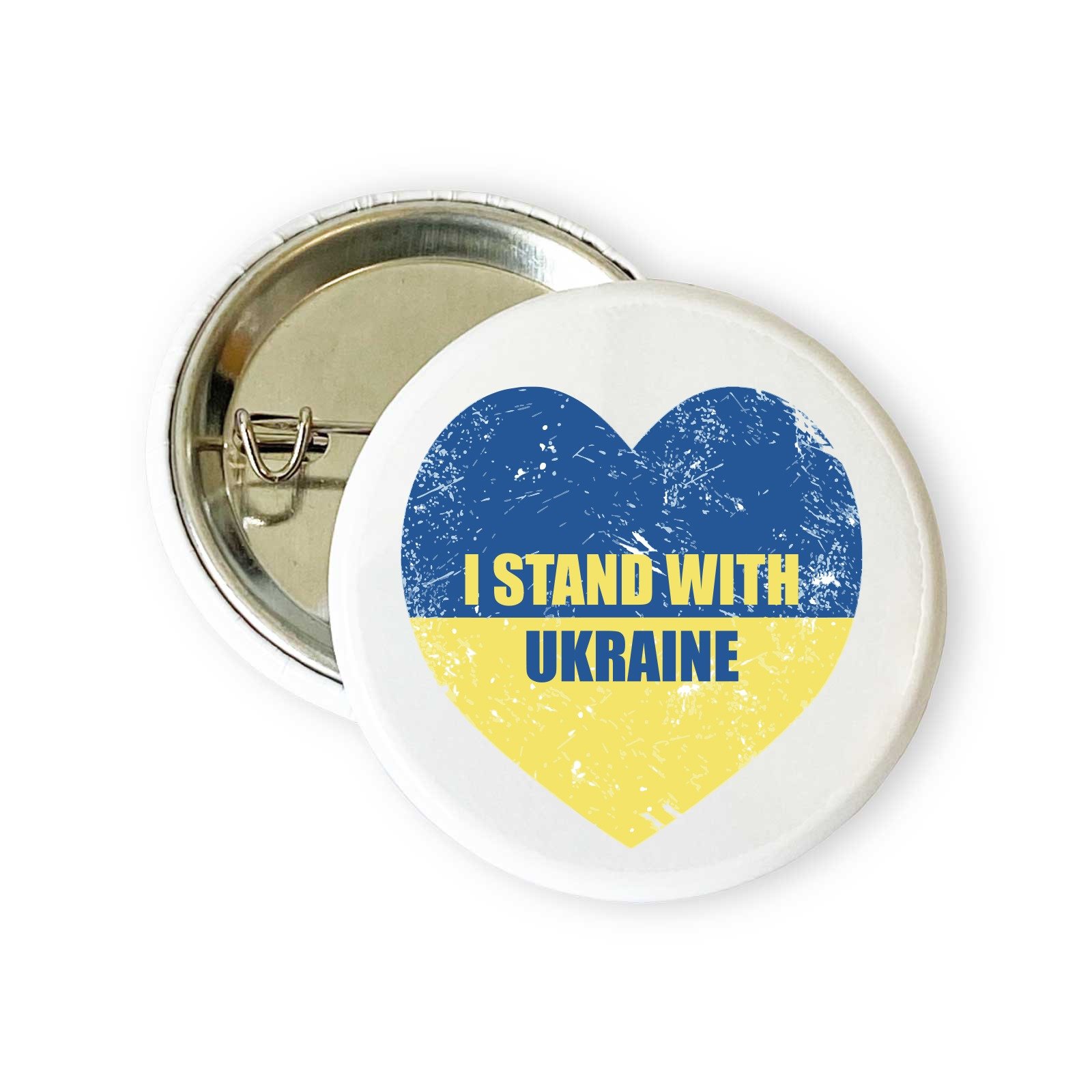 I stand for Ukraine Badge, Pin Button Badge, #istandforukraine, United ...