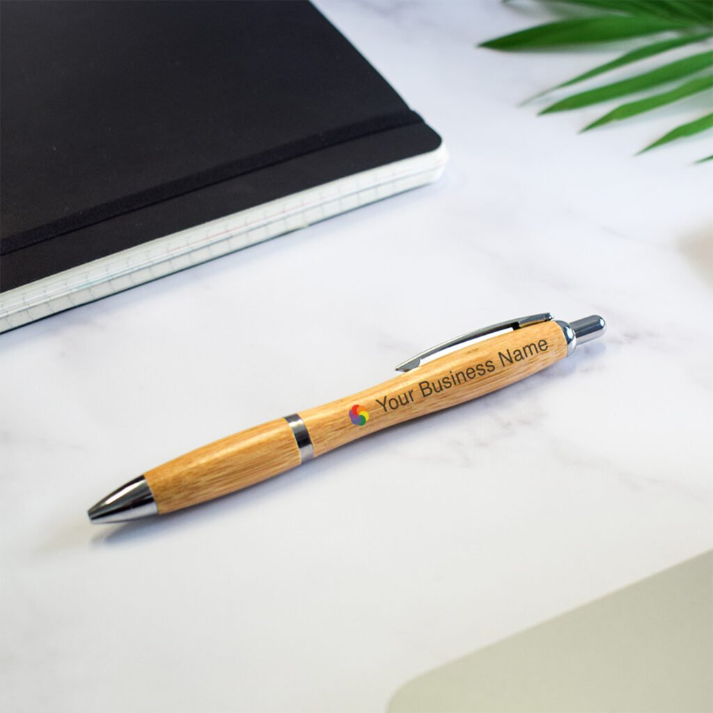 Personalised Bamboo Barrel Pen
