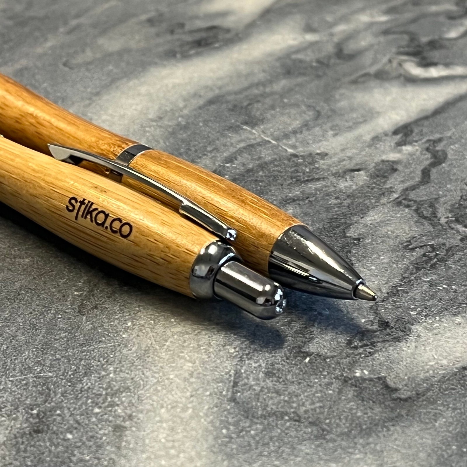 Personalised Bamboo Barrel Pen